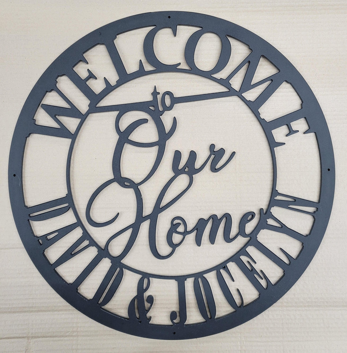 Custom Welcome Sign – Tim Percy & Co